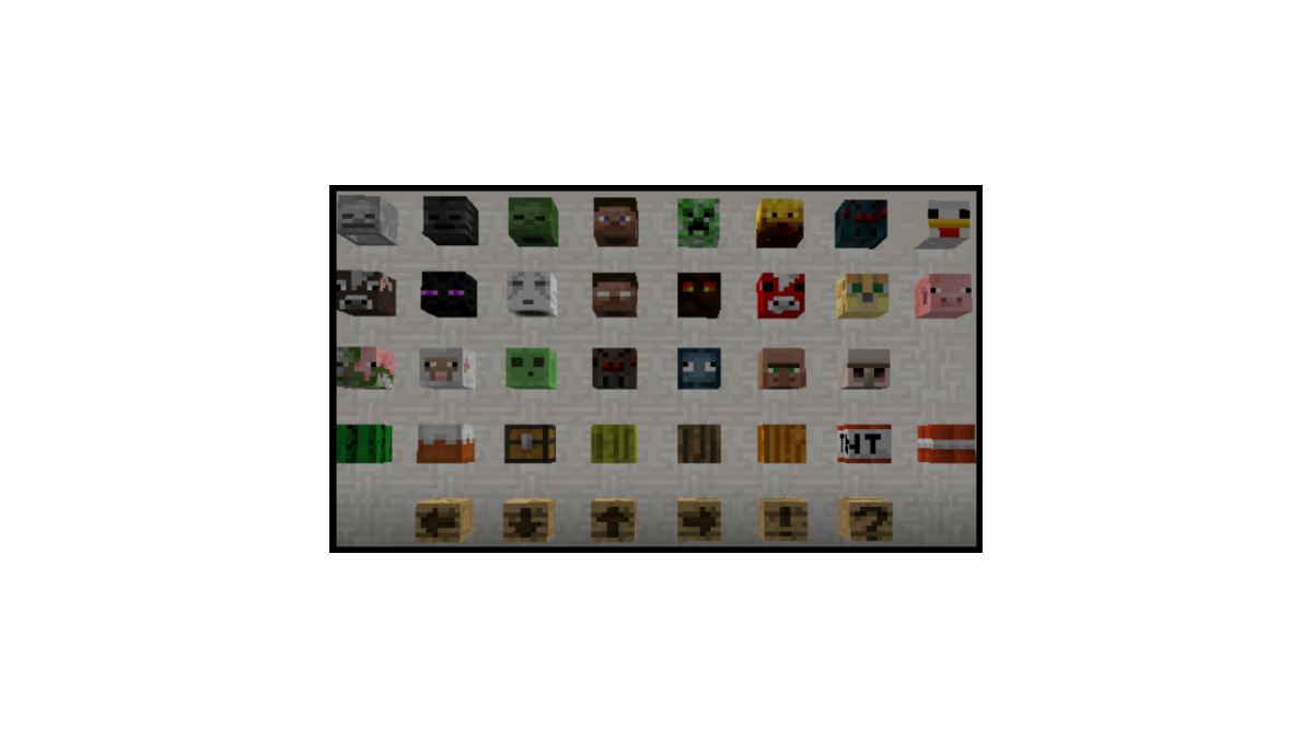 32 nouvelles têtes dans Minecraft 1.7 - Millenium