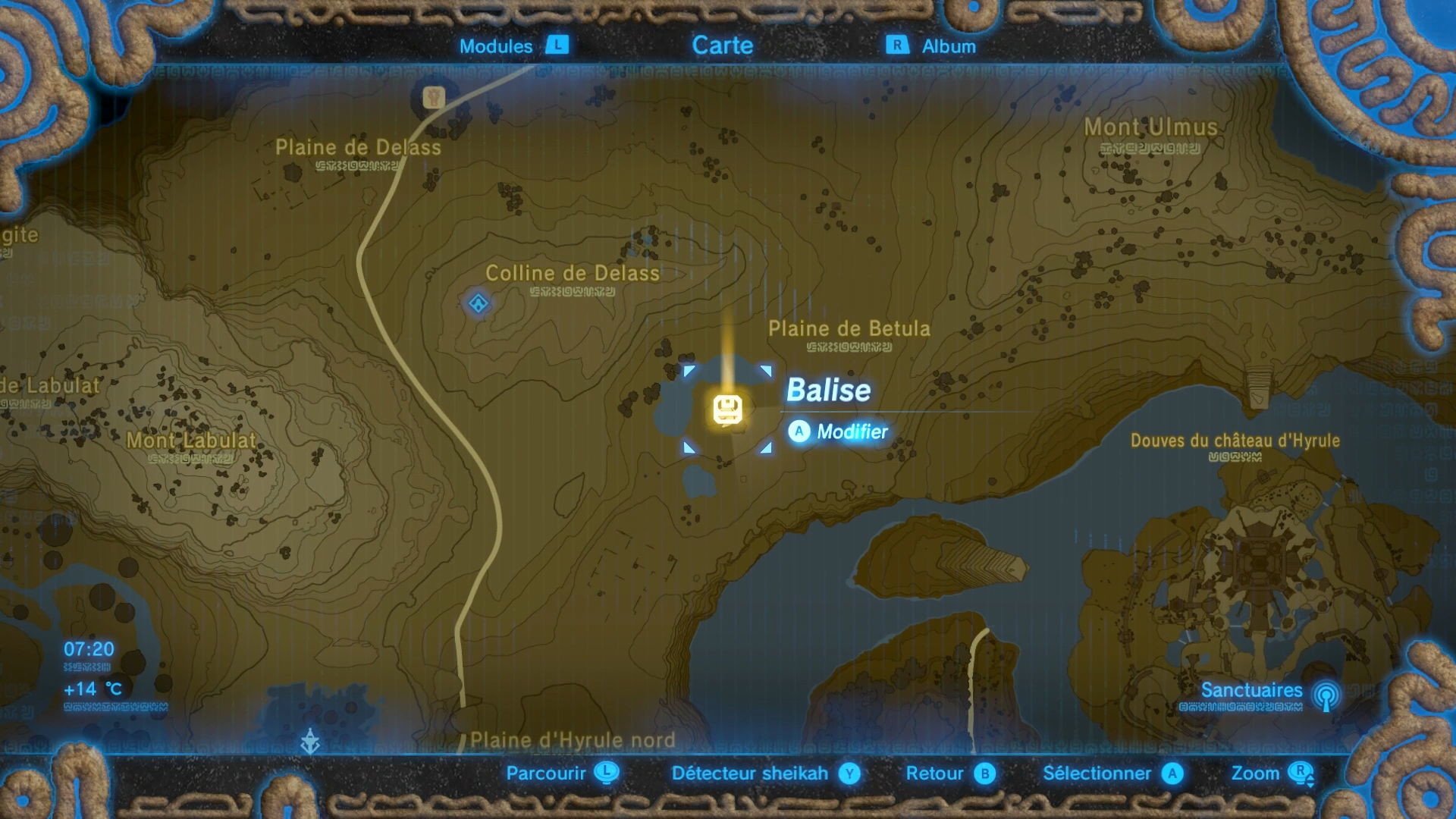 Zelda Breath of the Wild Soluce : Position des souvenirs - Millenium