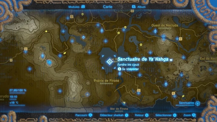 Zelda Breath of the Wild : Sanctuaire Ya'Nahga - Millenium