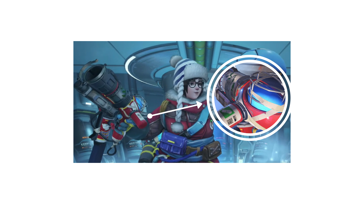 Overwatch : QR Code et skin de Mei - Millenium