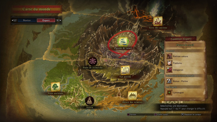 Points de récolte secrets - Monster Hunter World : Cantine, Ingrédients ...