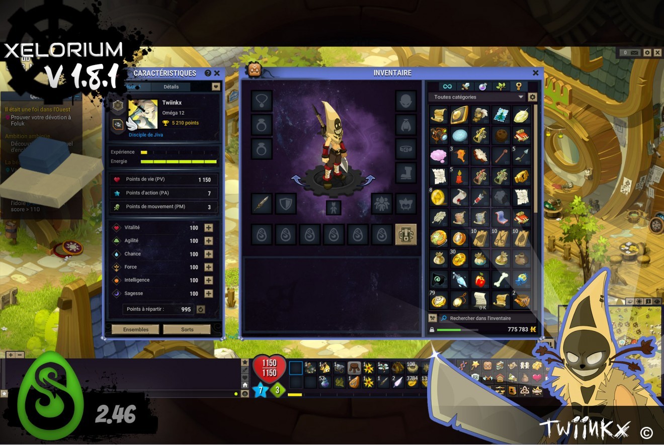 Quelques thèmes - Dofus : Les thèmes d'interface - Millenium