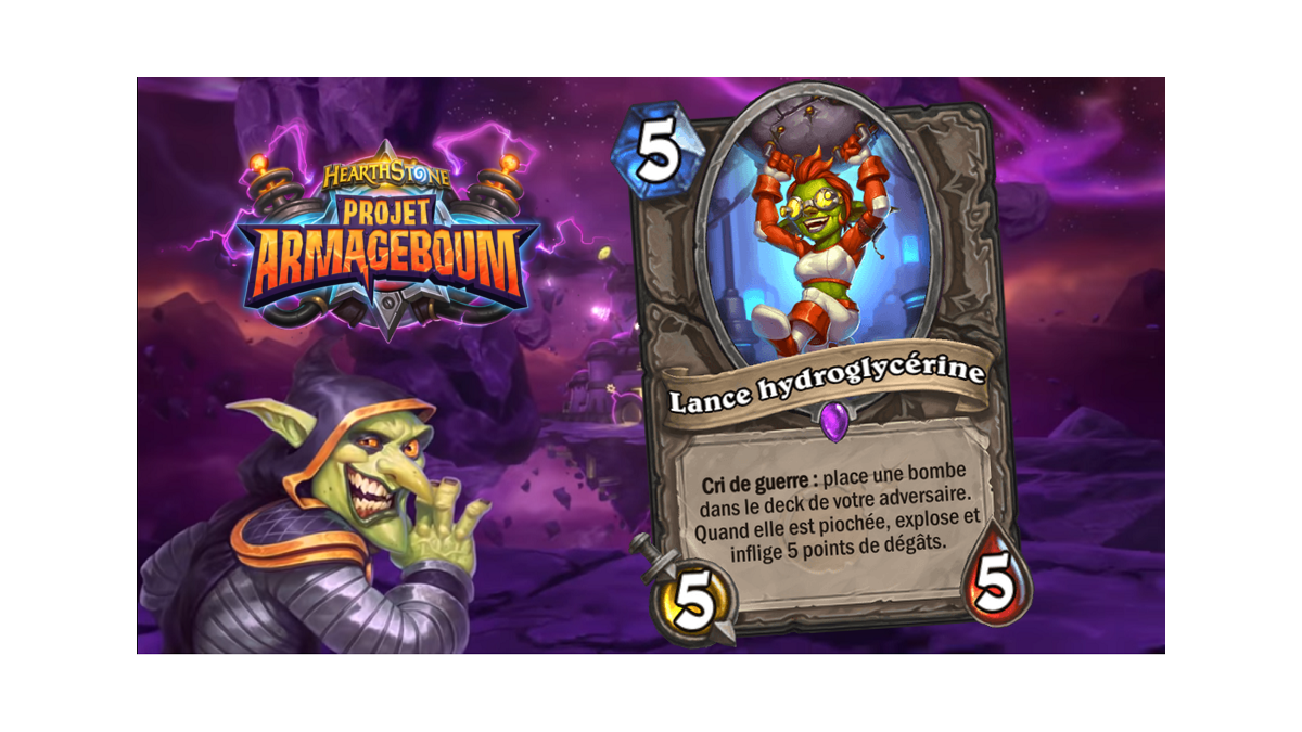 Hearthstone Projet Armageboum : Lance hydroglycérine (Seaforium Bomber ...