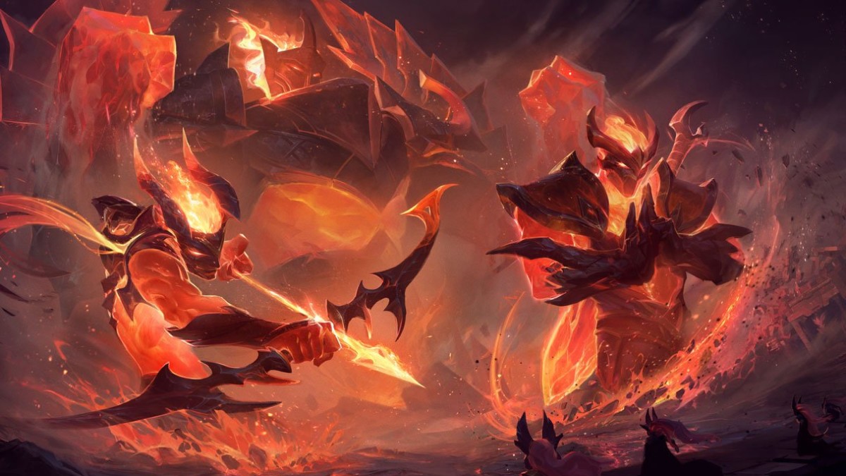 LoL - Patch 9.17 : Nouveaux skins Infernal, Galio, Shen, Varus - Millenium