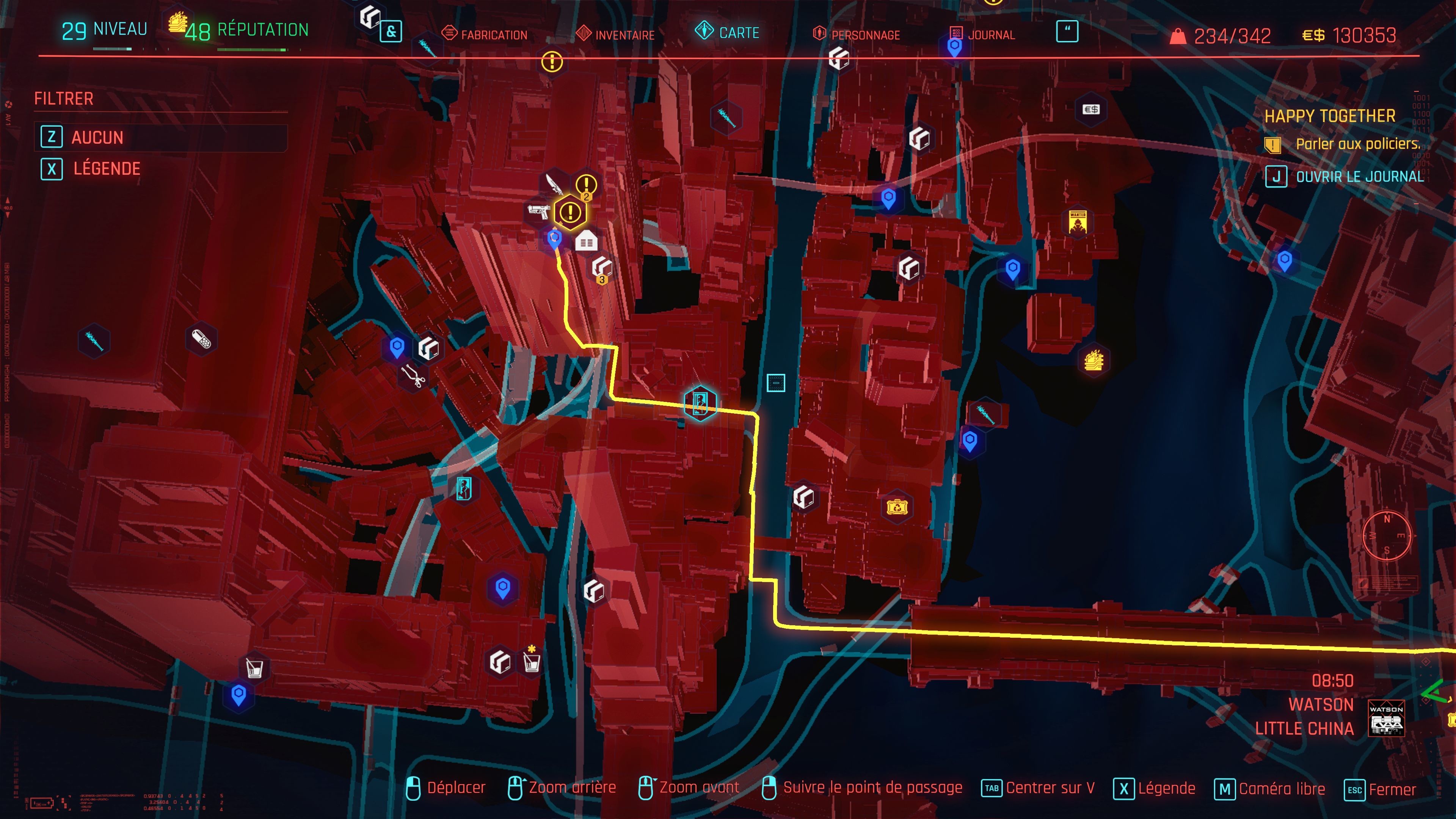 Soluce Cyberpunk 2077 : Position des cartes de tarot - Millenium