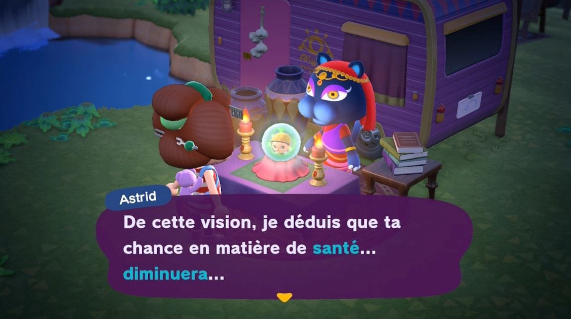 Astrid et le système de chance expliqués dans Animal Crossing New ...