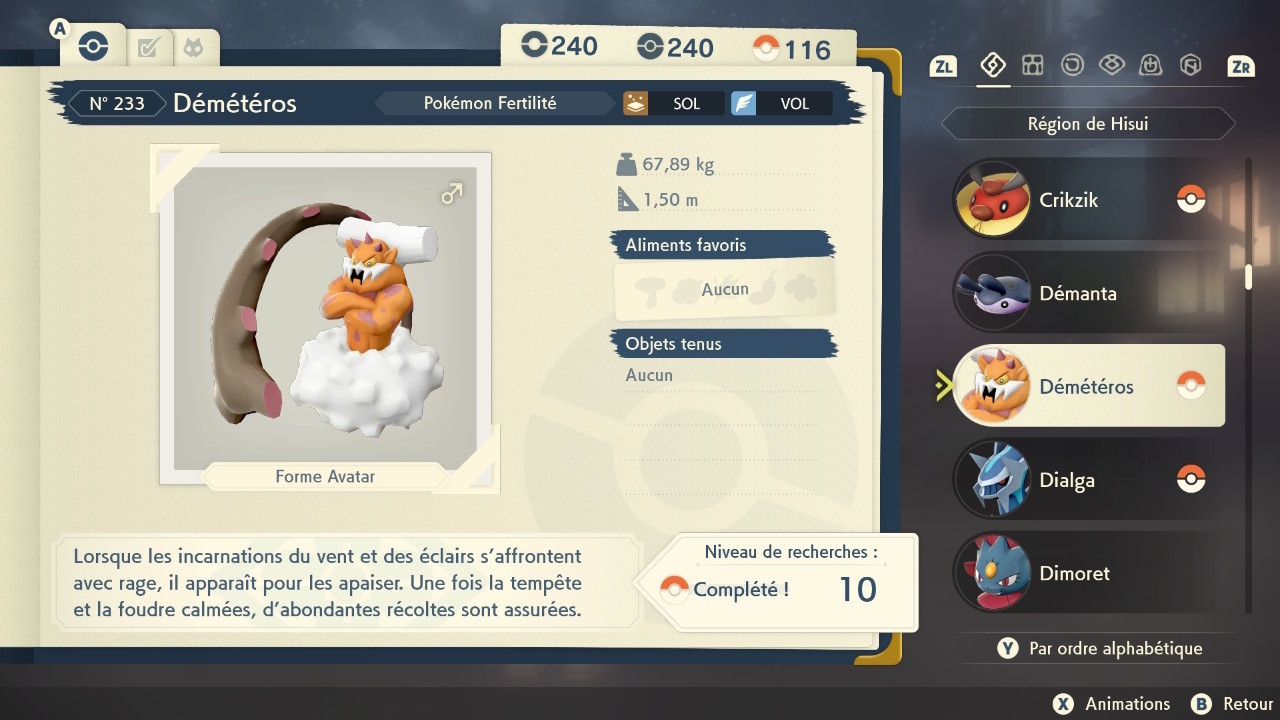 Comment capturer Démétéros sur Légendes Pokémon Arceus ? - Millenium