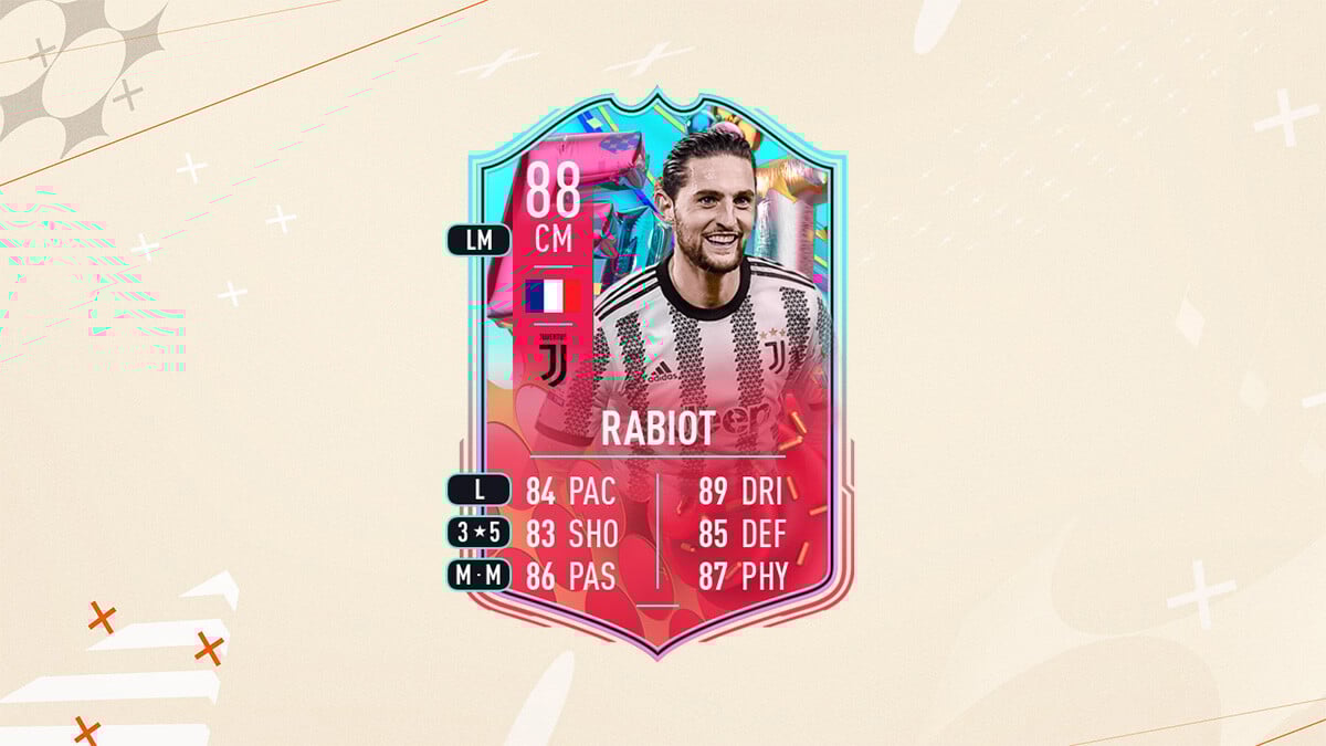 FIFA 23 / FUT 23 Solution DCE : Rabiot FUT Birthday, prix, joueurs ...