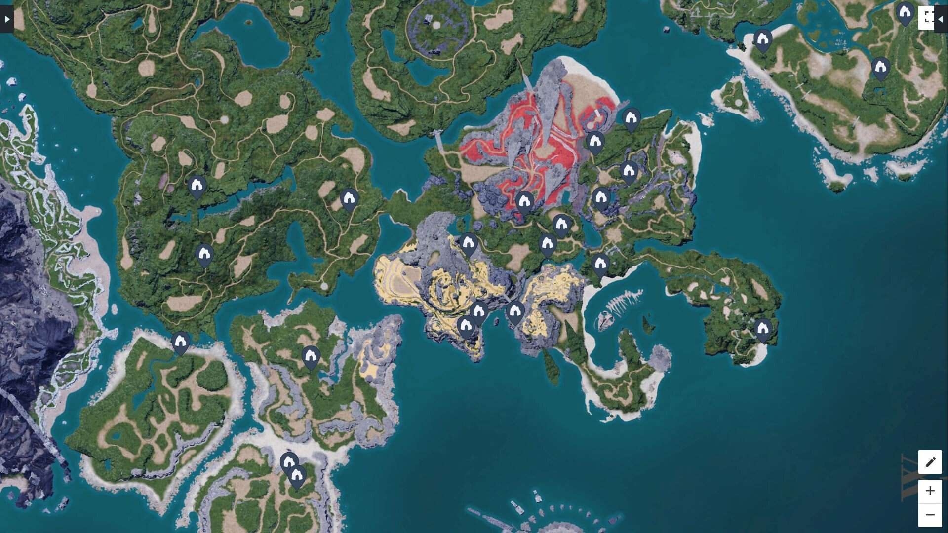 Donjon Palworld : Emplacement de tous les donjons et grottes sur la ...