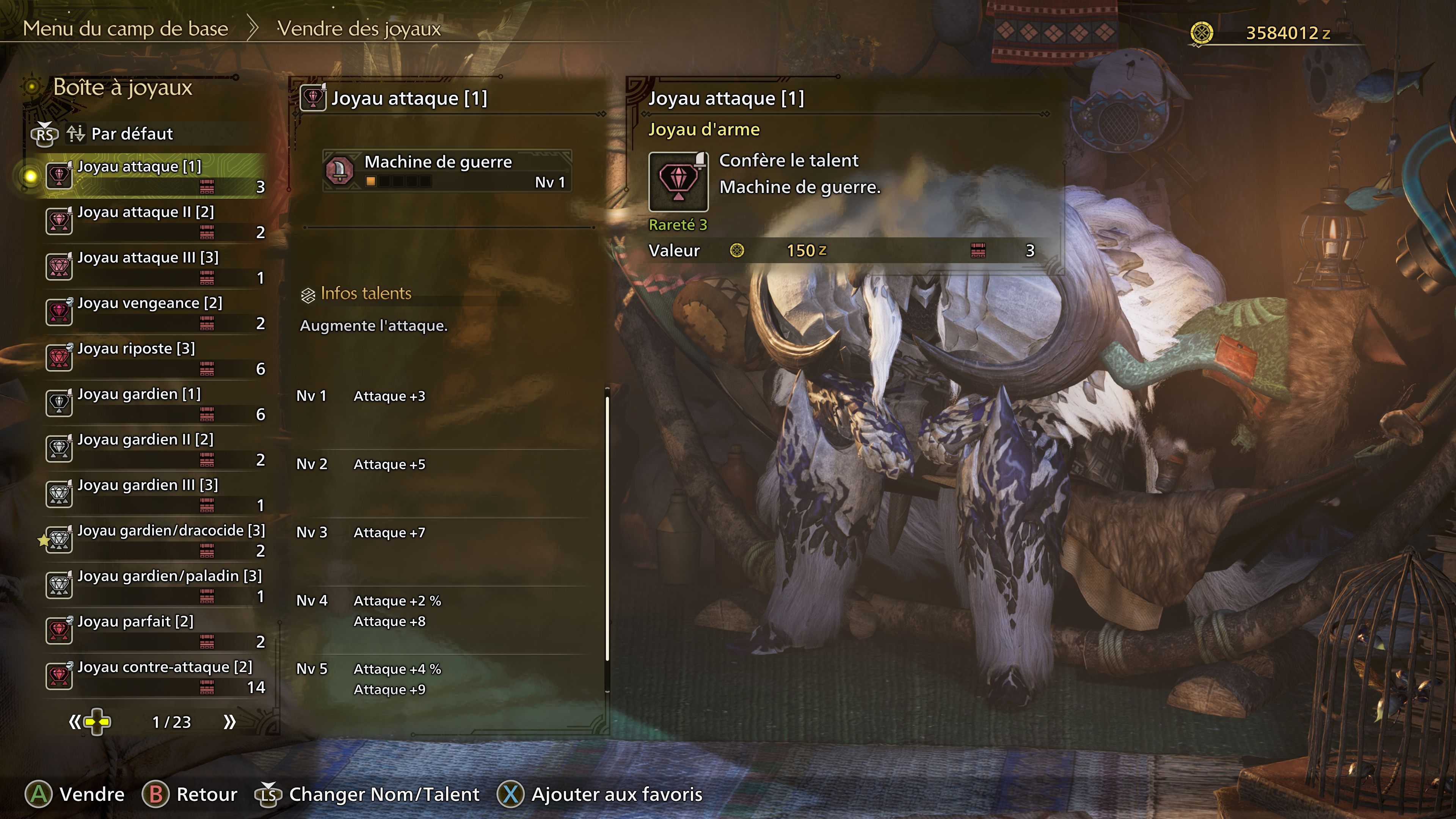 Talents des armes de MH Wilds - Liste complète des Talents Monster ...