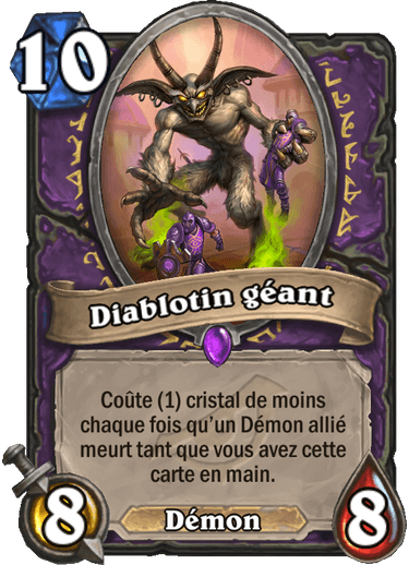 Hearthstone L'Eveil des Ombres : Diablotin géant (Jumbo Imp) - Millenium