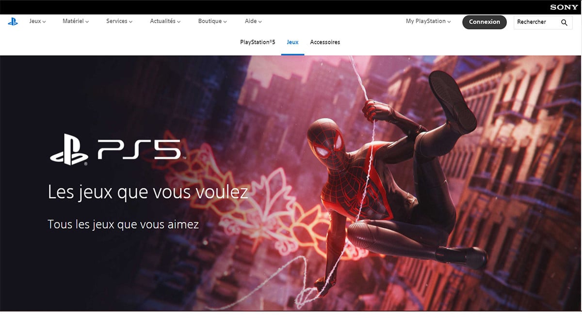 Nouveau Playstation store PS5 - Millenium