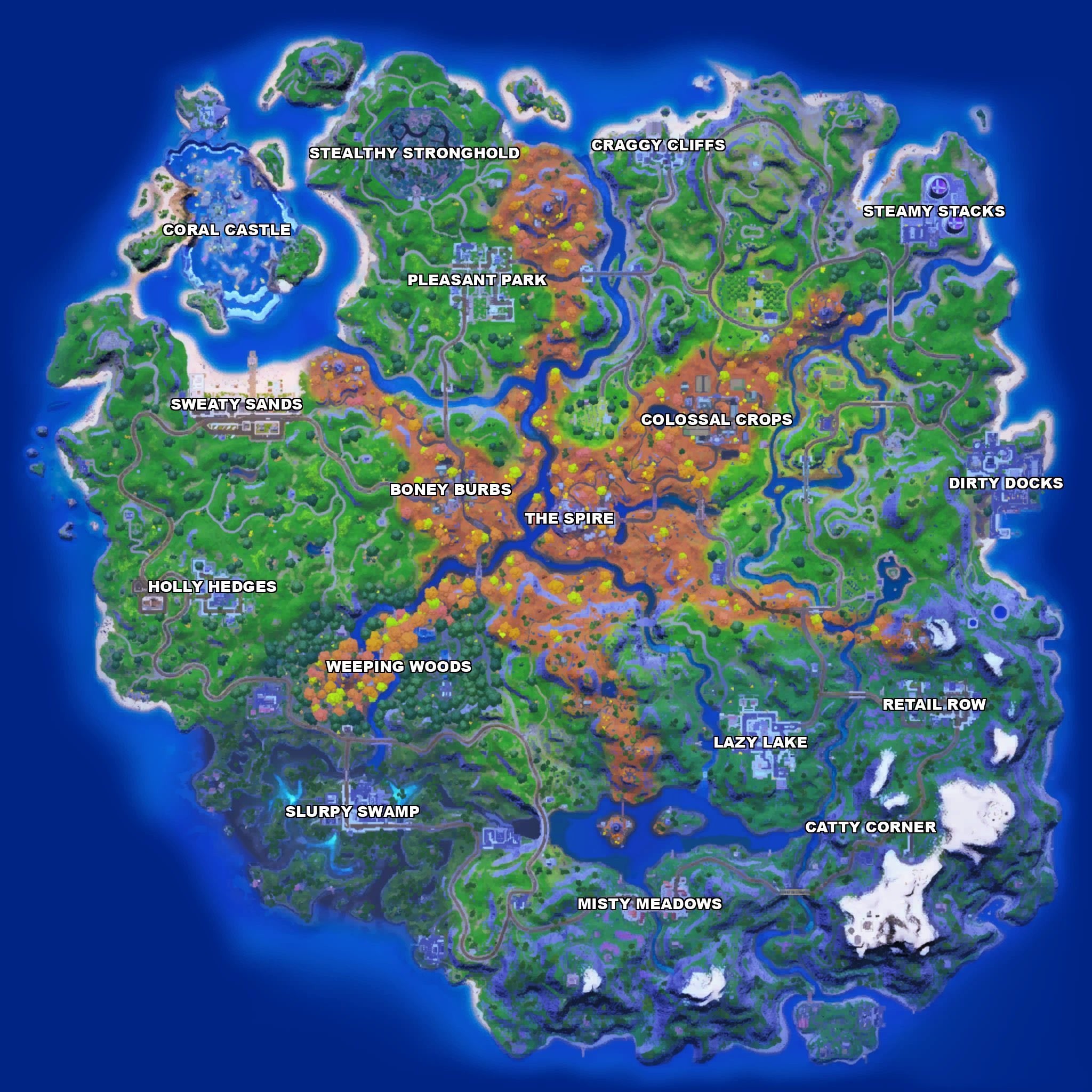 Fortnite saison 6 : nouvelle map du chapitre 2 - Millenium