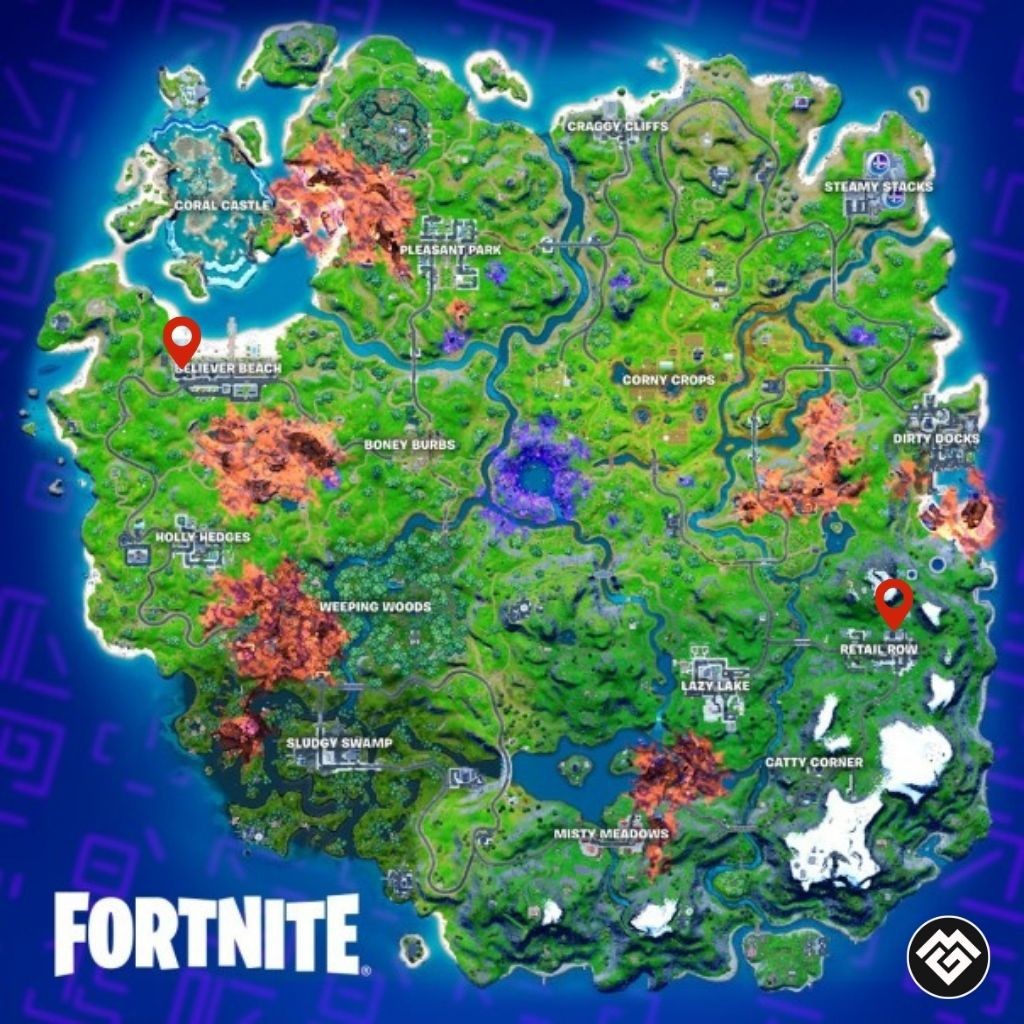Fortnite : graffiti Cabot à capuche, où les trouver, quête Balanciaga ...