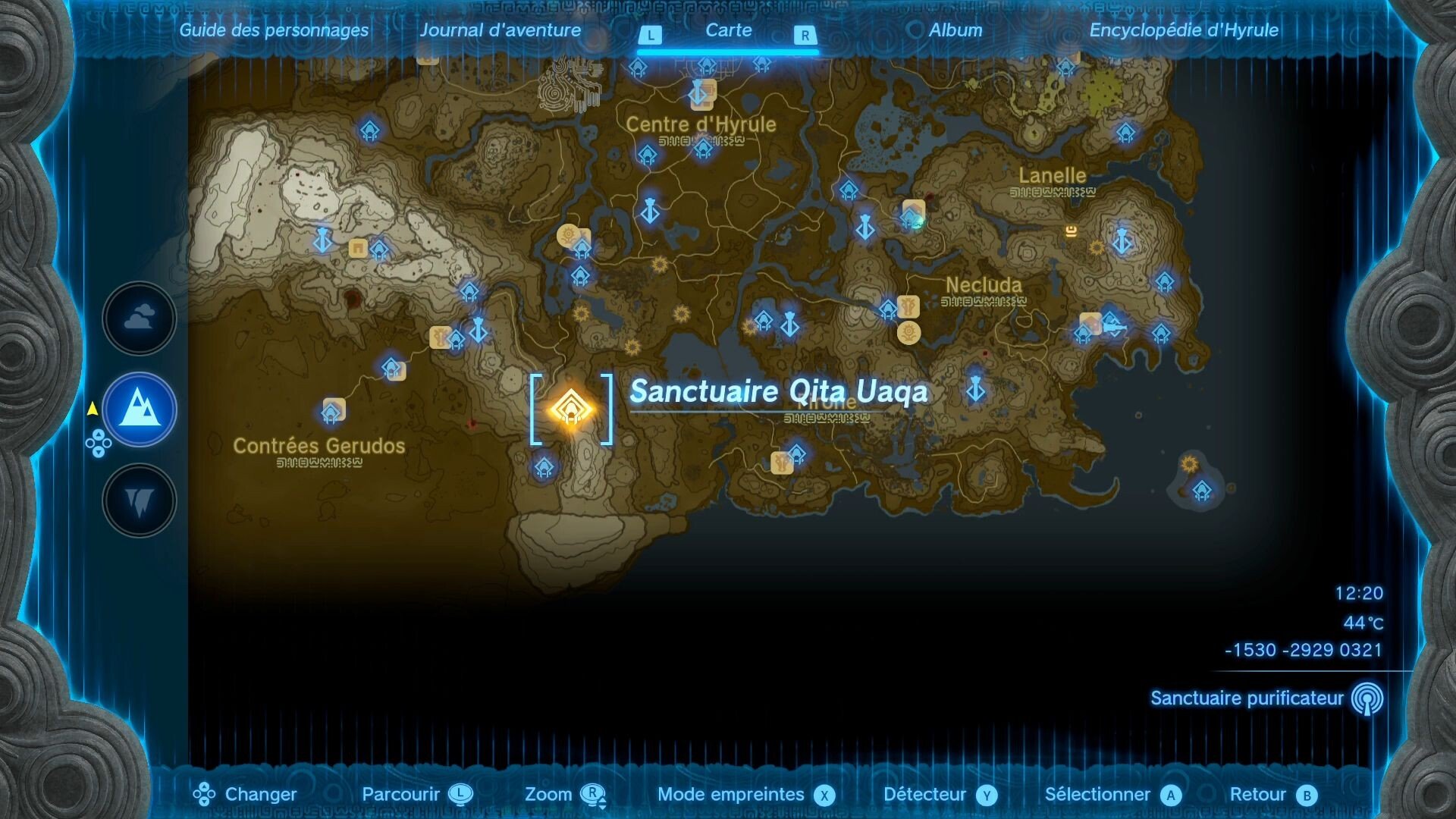 Sanctuaire Qita Uaqa Zelda Tears of the Kingdom, Gerudo : Où le trouver ...