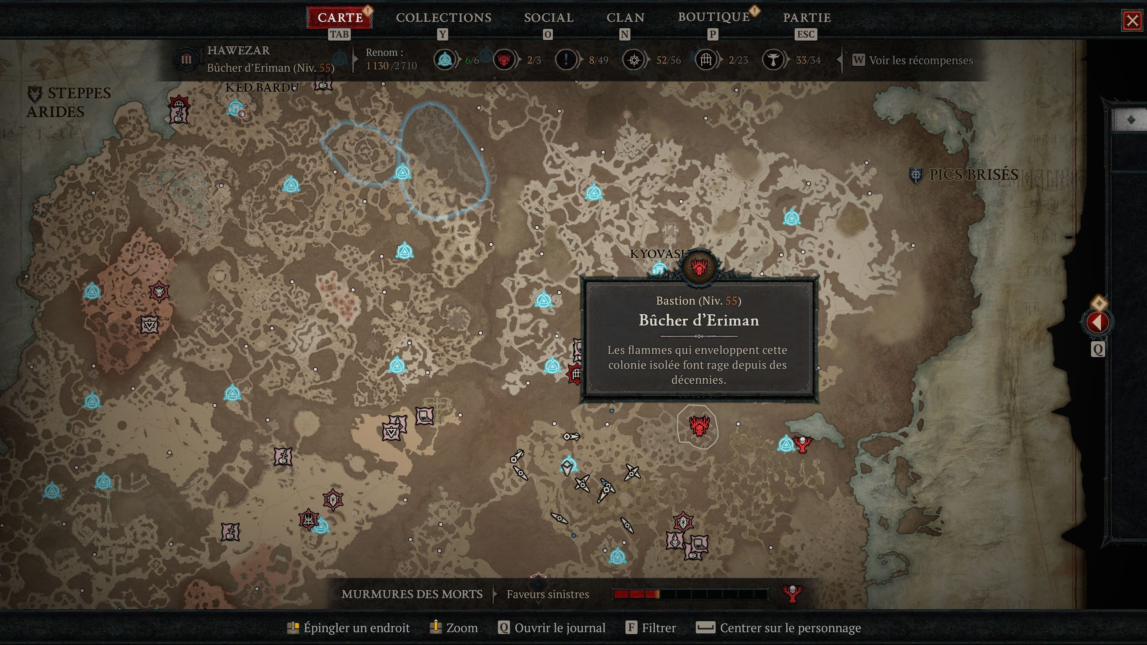 Bastions Diablo 4 : Fonctionnement et position sur la carte - Millenium