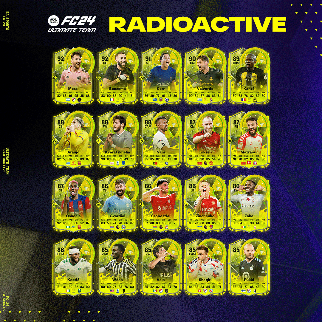 Radioactive EA Sports FC 24 : Découvrez les meilleurs cartes et comment ...