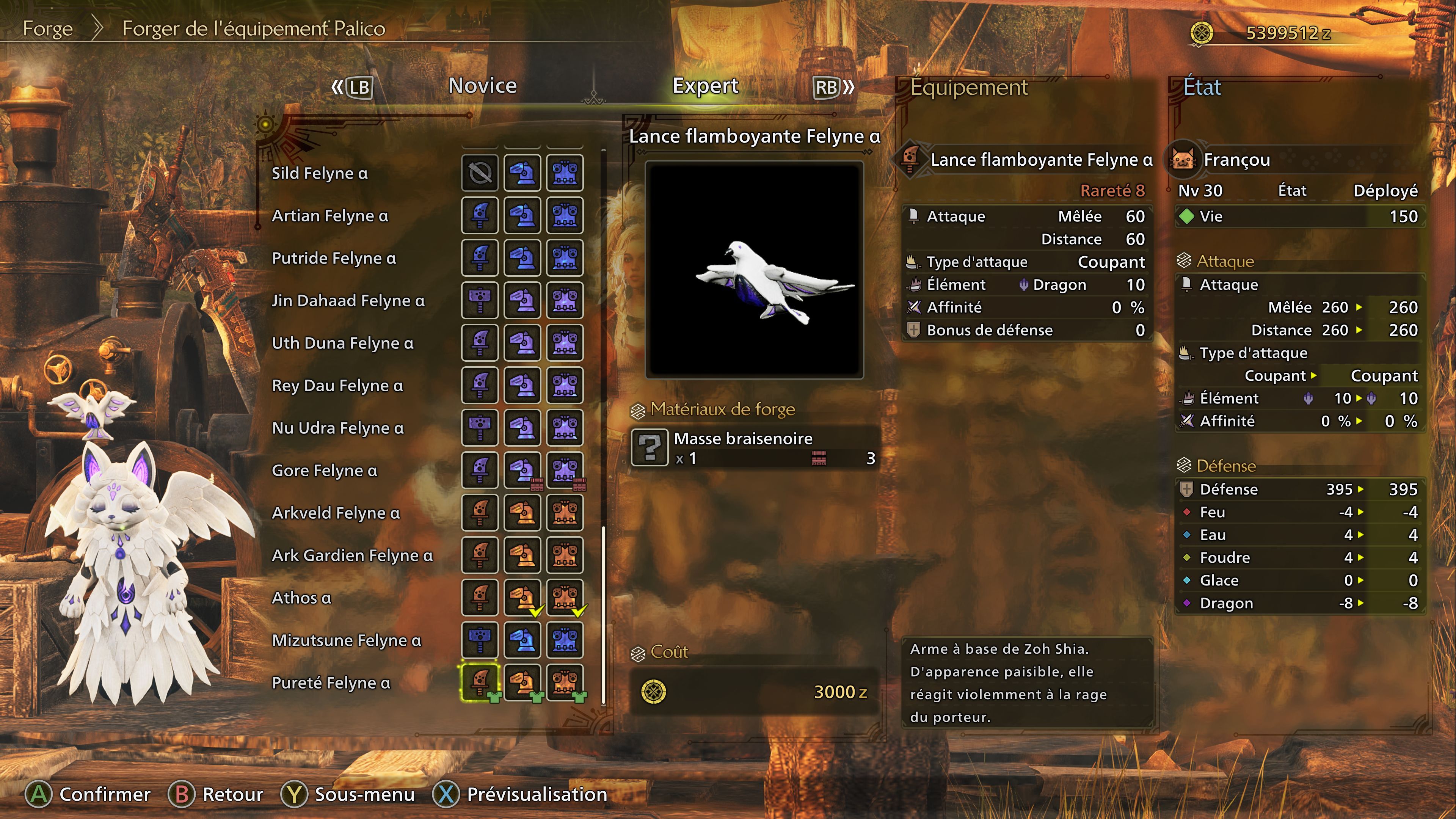 Zoh Shia Expert Monster Hunter Wilds : Investigation, arme et armures - Millenium