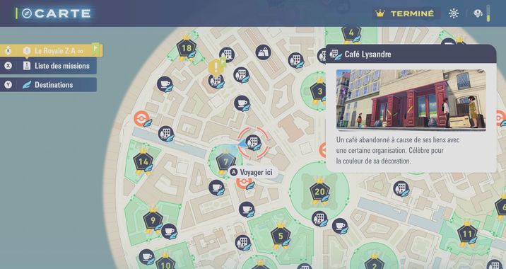Café Lysandre Pokémon ZA : Cheminement, liste des Pokémon, Mewtwo ...