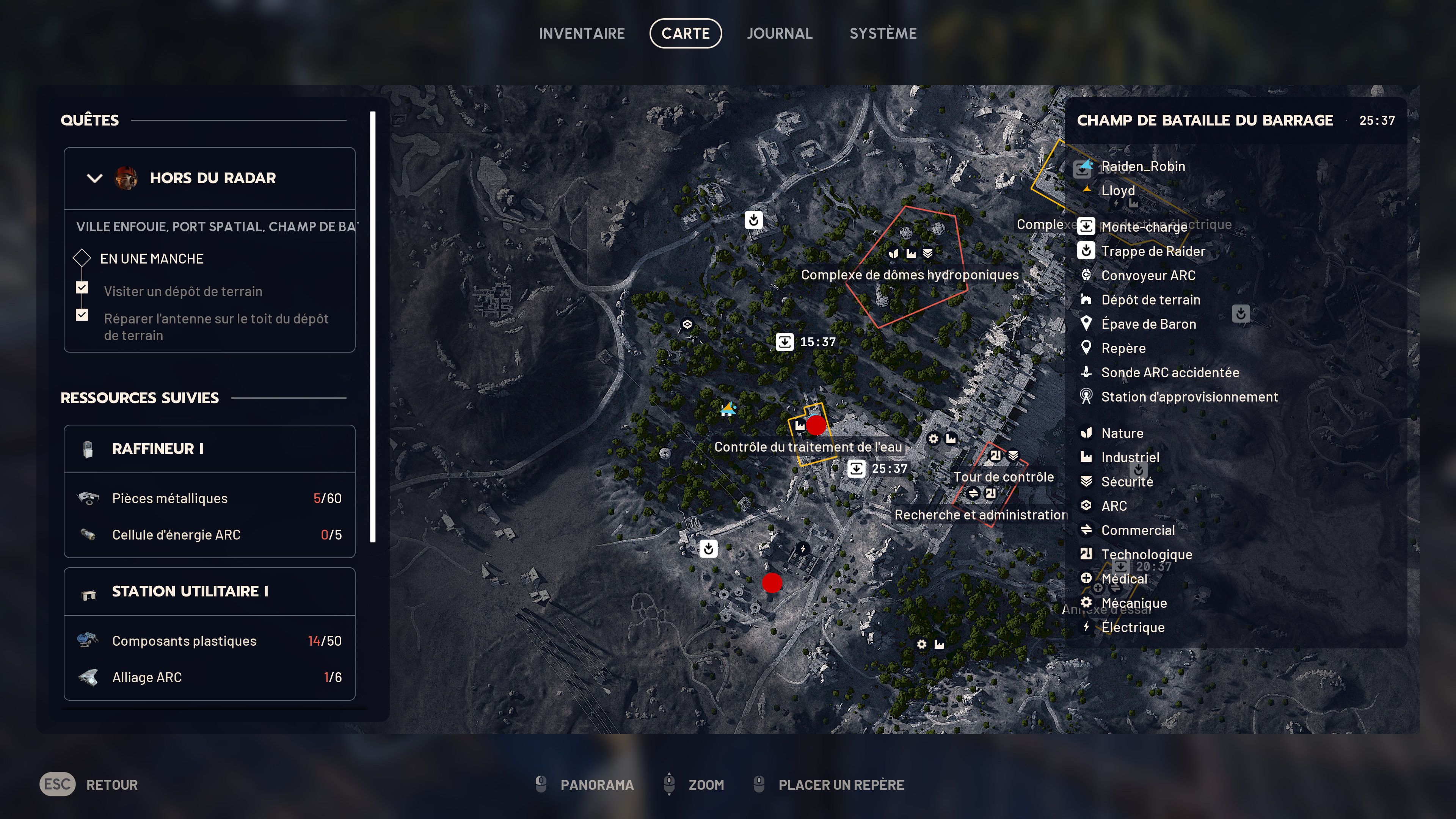 Dépot de terrain Arc Raiders : Où le trouver pour la quête Hors du ...