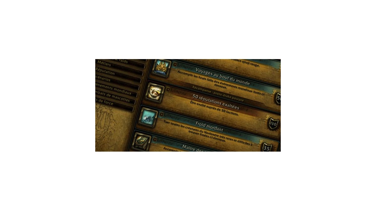 Hauts faits du patch 5.3 - Millenium