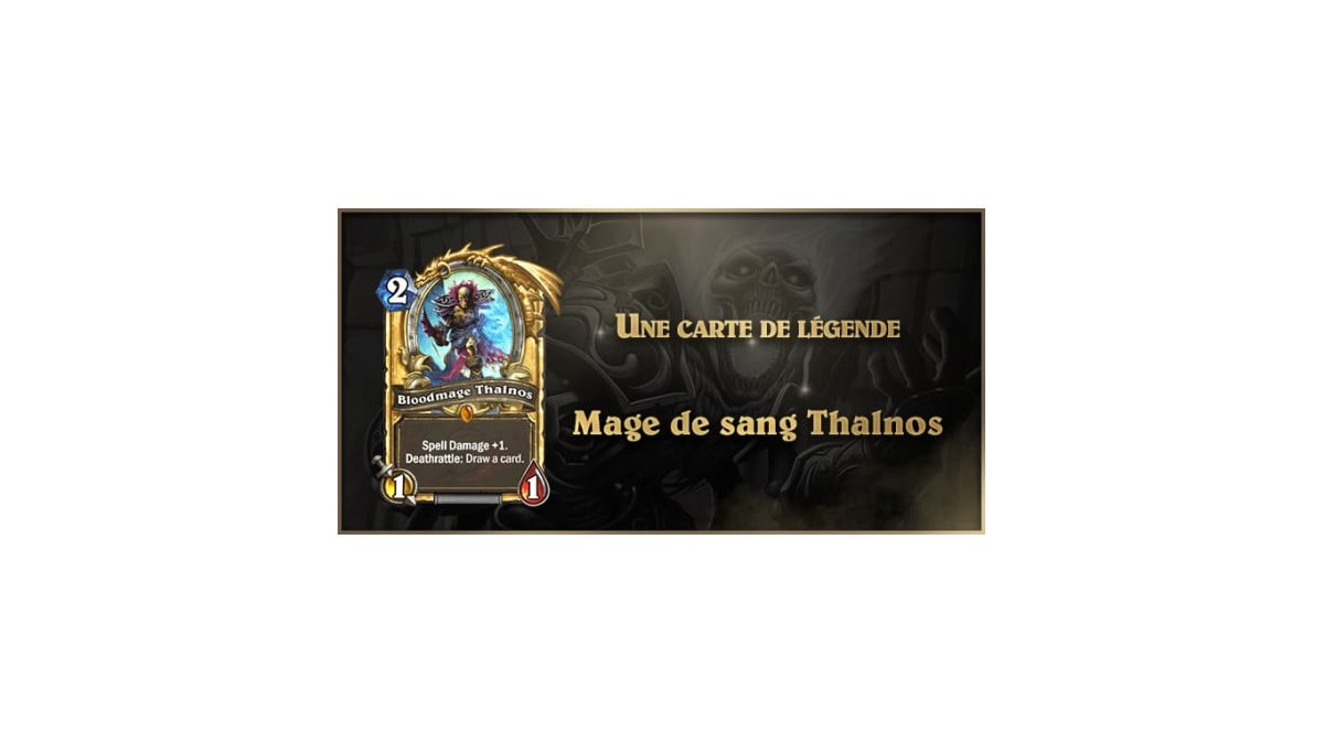 Bloodmage Thalnos Hearthstone
