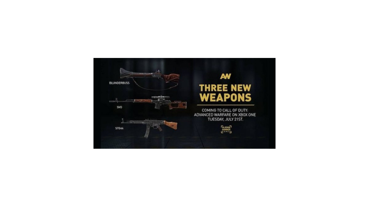 3 nouvelles armes sur Advanced Warfare - Millenium