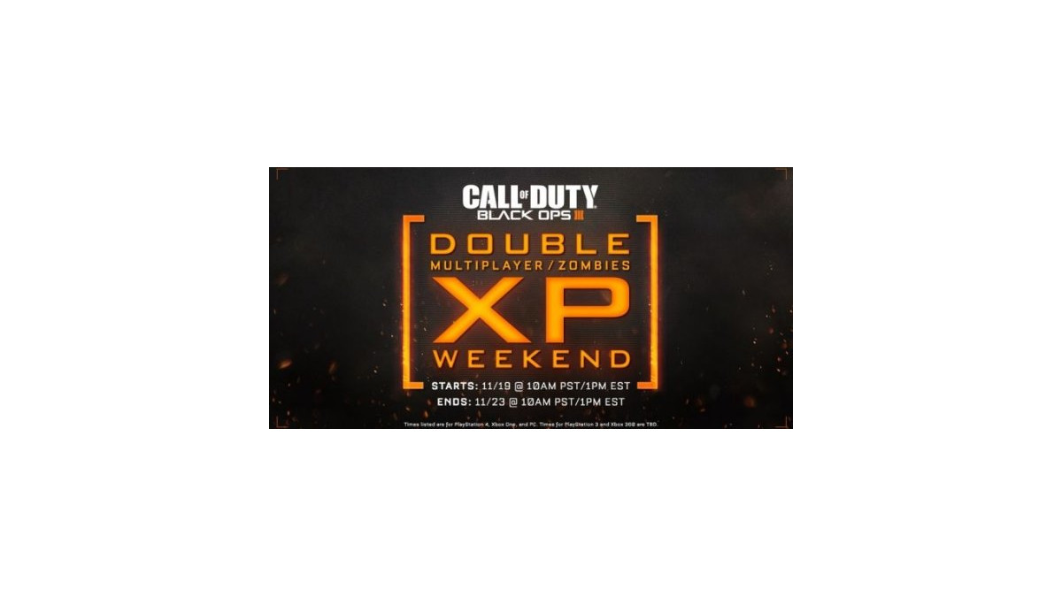 Black Ops 3 : Double XP novembre 2015 - Millenium