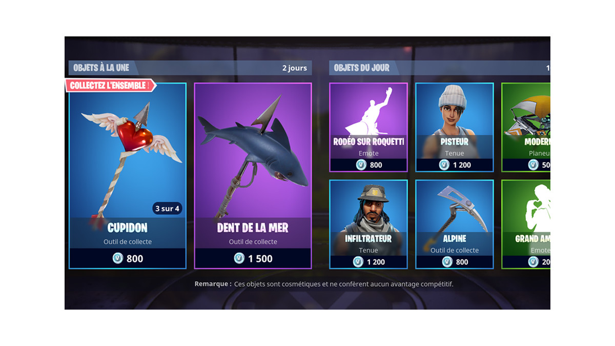 Fortnite : objets de la boutique du 12 mars - Millenium