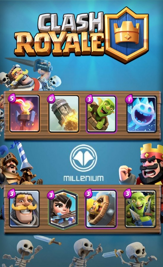 Deck Log Bait - Clash Royale : Meilleurs decks Fût à barbares - Millenium
