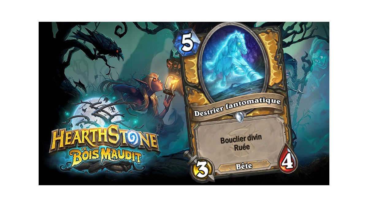 Hearthstone Bois Maudit : Destrier fantomatique (Ghostly Charger ...