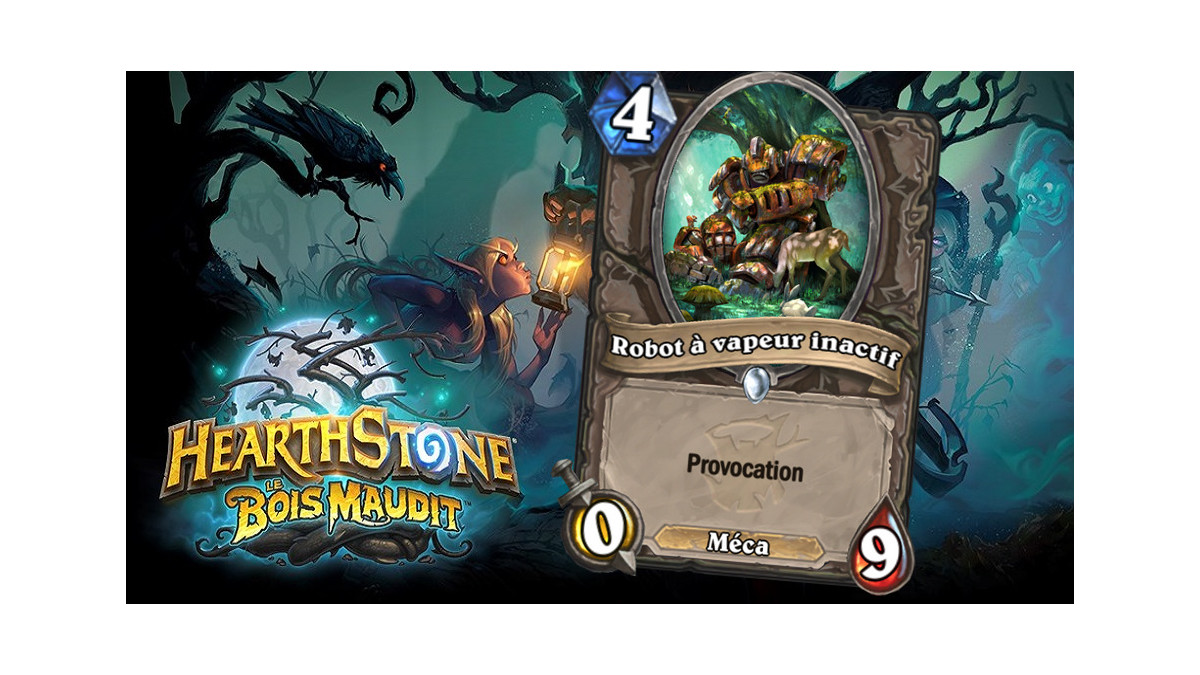 Hearthstone Bois Maudit : Robot à vapeur inactif (Unpowered Steambot ...