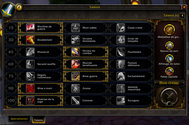 WoW BFA PvP : Les talents PvP - Millenium
