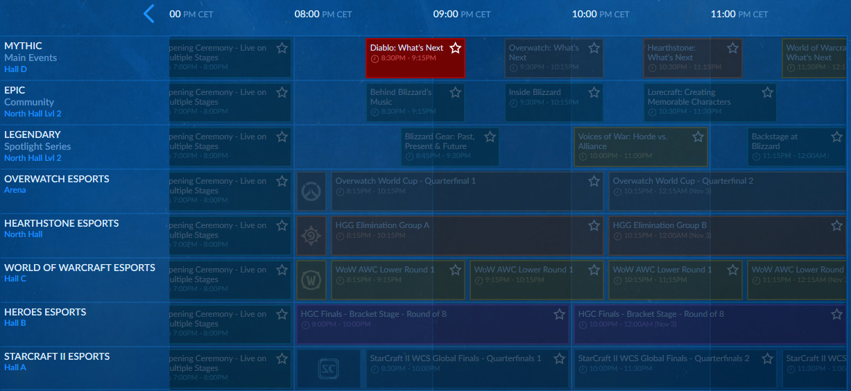 BlizzCon 2018 : Programme Diablo - Millenium