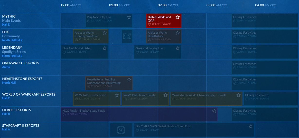 BlizzCon 2018 : Programme Diablo - Millenium