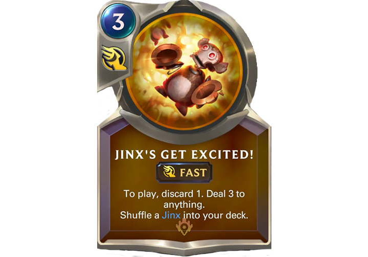 LoR - Legends of Runeterra : Jinx, champion faction Piltover & Zaun ...