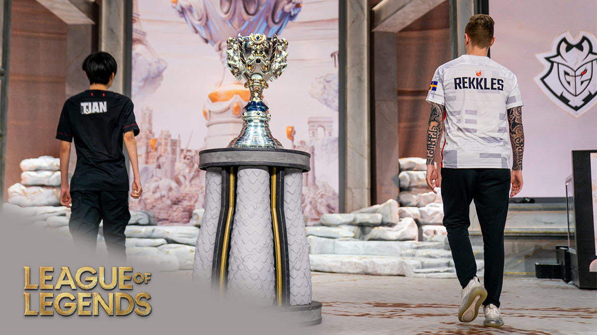 LoL : La nouvelle coupe des Worlds, un skin pas si moche ? - Millenium