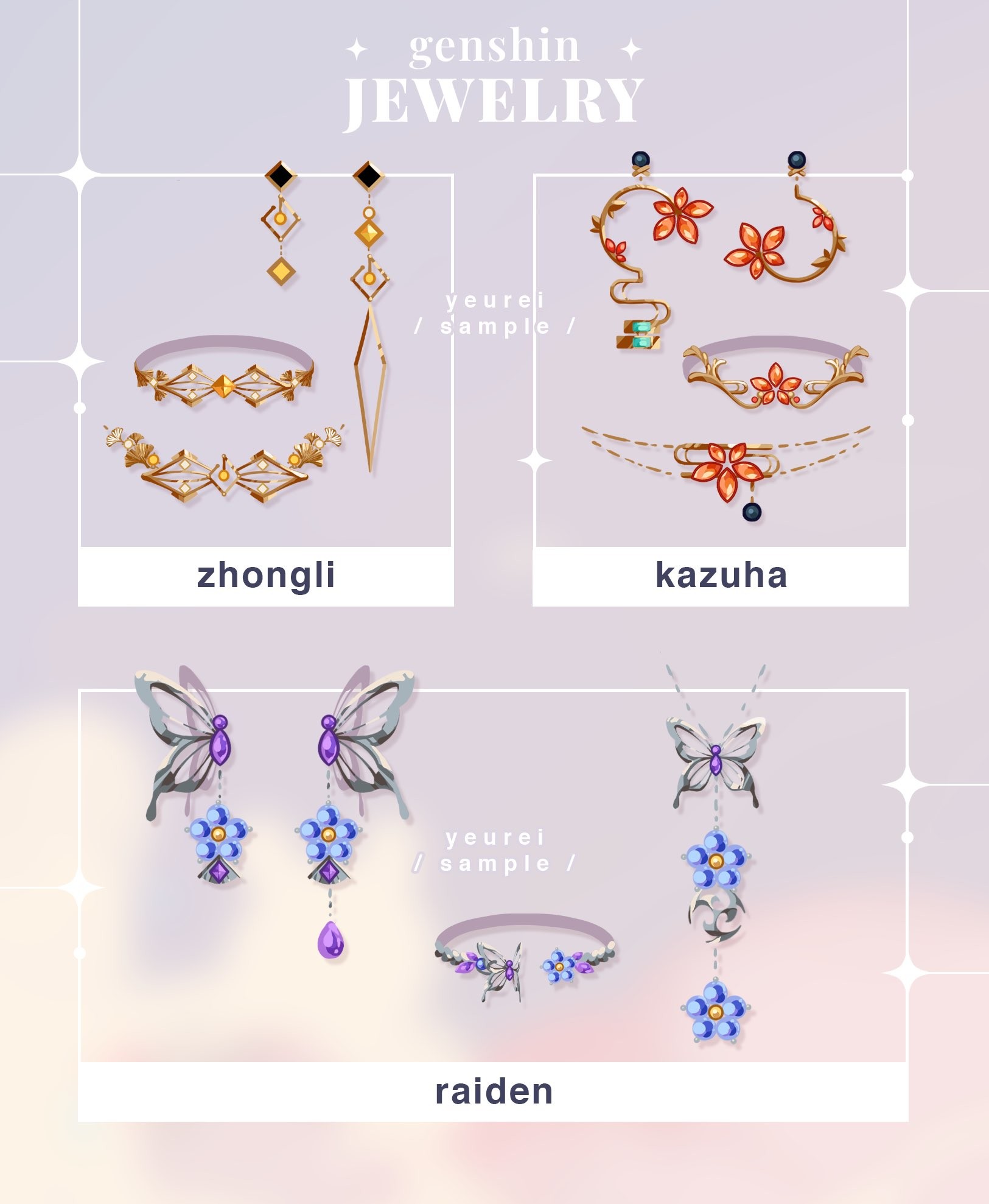 Genshin Impact : les bijoux des personnages du jeu à acheter IRL ...