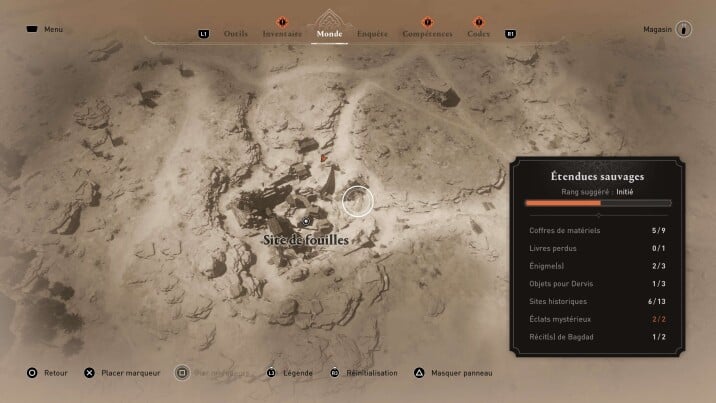 Site de fouilles Assassin's Creed Mirage : Où se trouve ce lieu de la quête "Trouver le frère ...