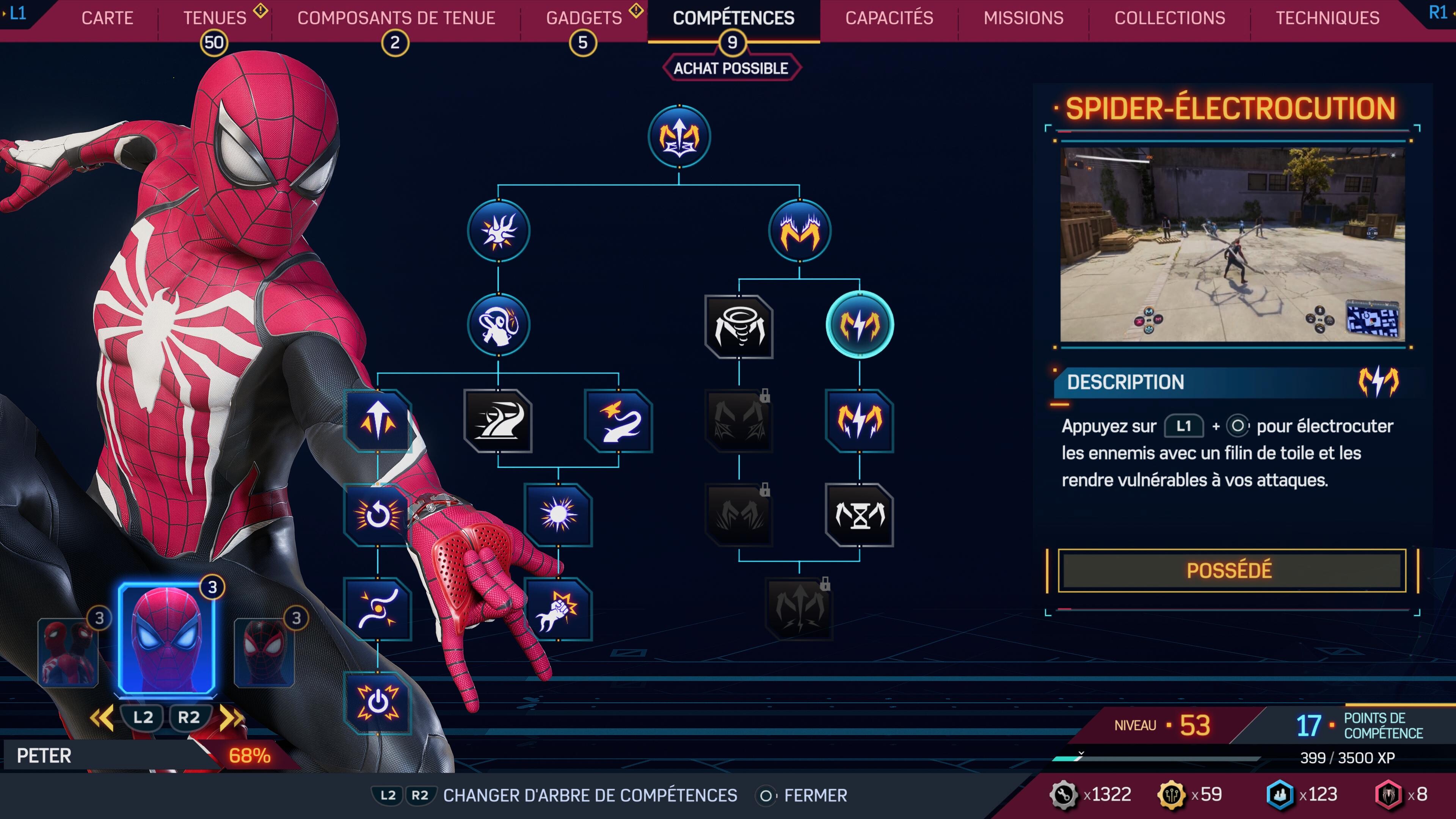 Spiderman 2 : Les 5 compétences à prioriser absolument au début de l ...