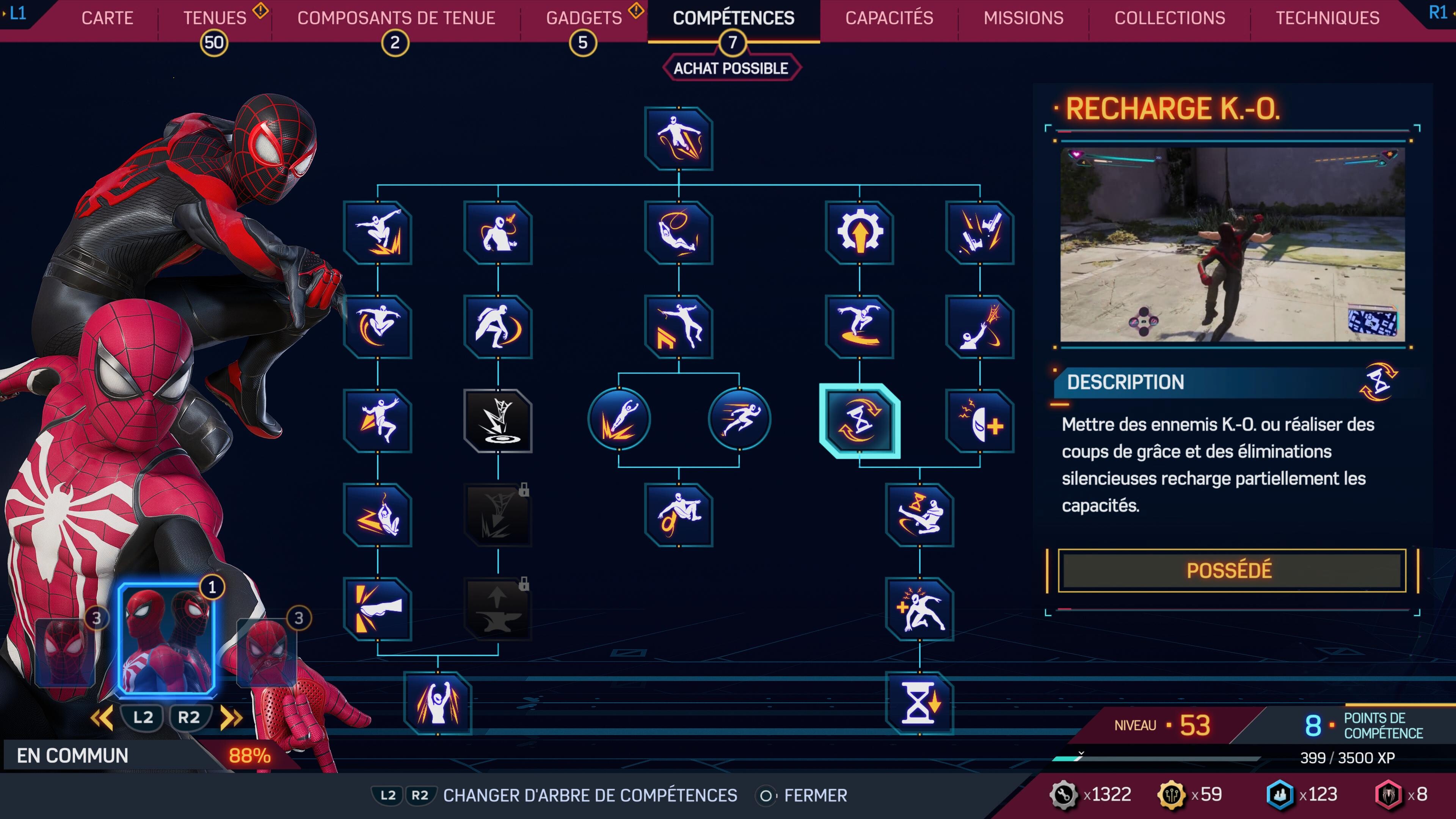 Spiderman 2 : Les 5 compétences à prioriser absolument au début de l ...