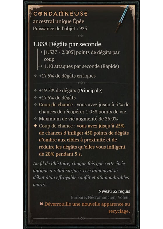 Condamneuse Diablo 4 : Comment obtenir Doombringer ? - Millenium