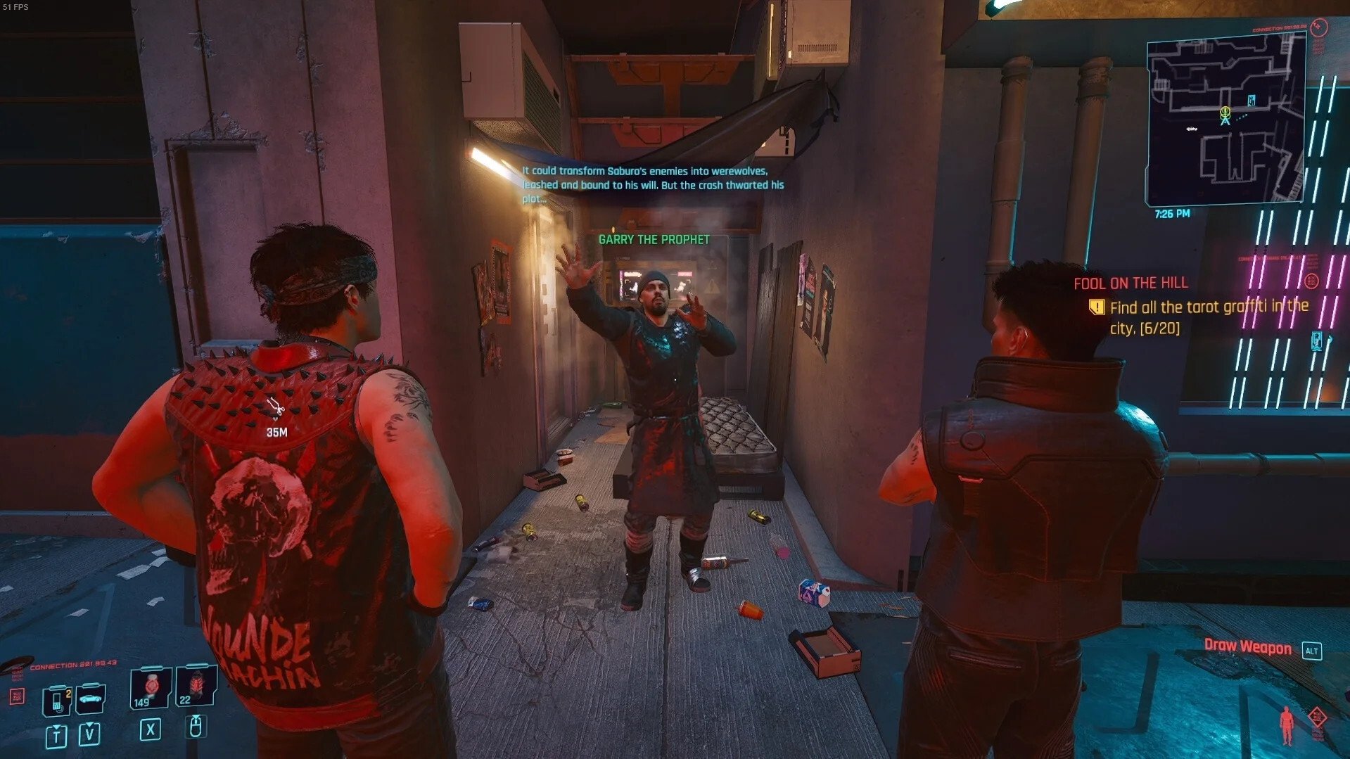 Prophète Garry Cyberpunk 2077 : The Prophet's Song - Millenium