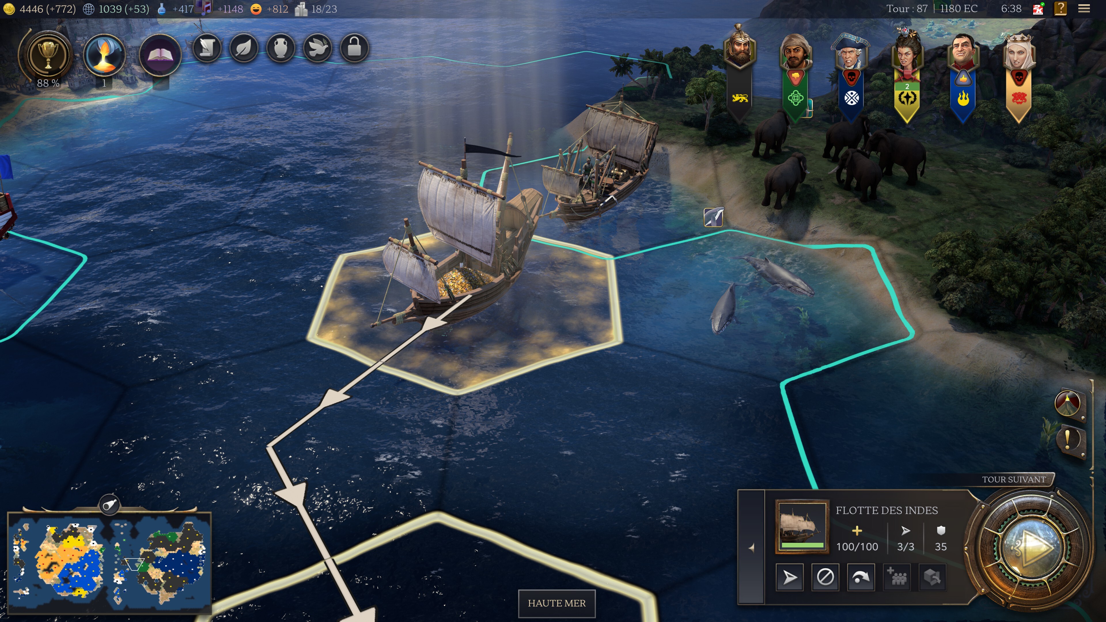 Flotte des indes Civilization 7 : Comment obtenir ces navires durant l'âge de l'exploration ...