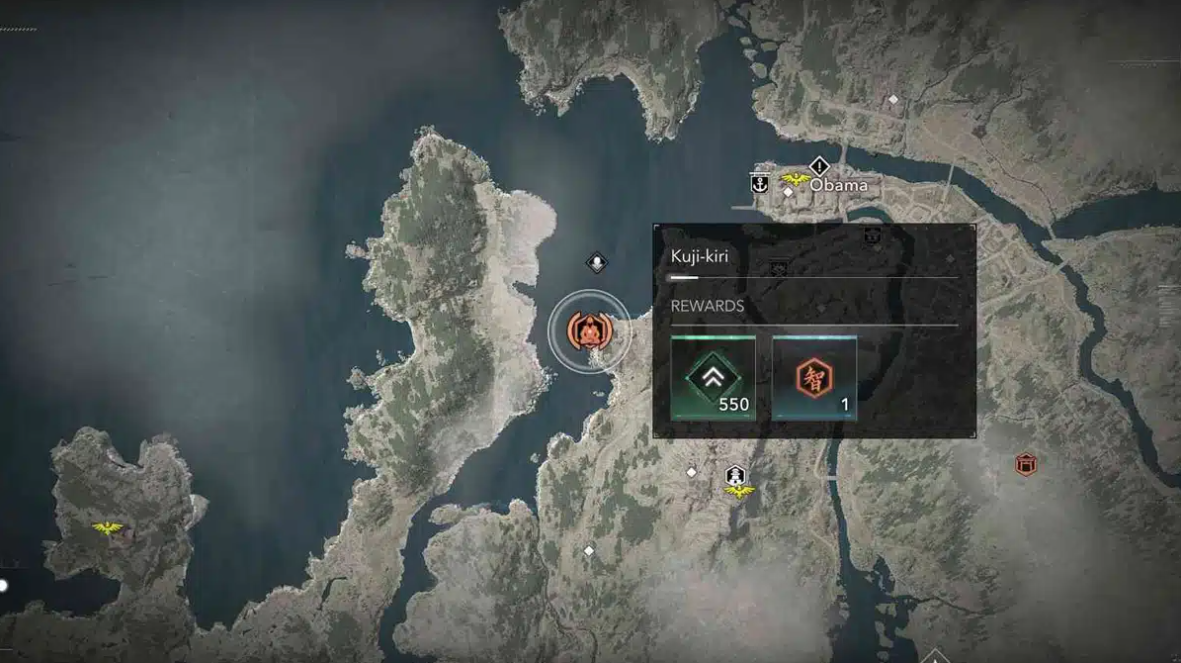 Kuji-kiri Assassin's Creed Shadows : Position de tous les points de ...