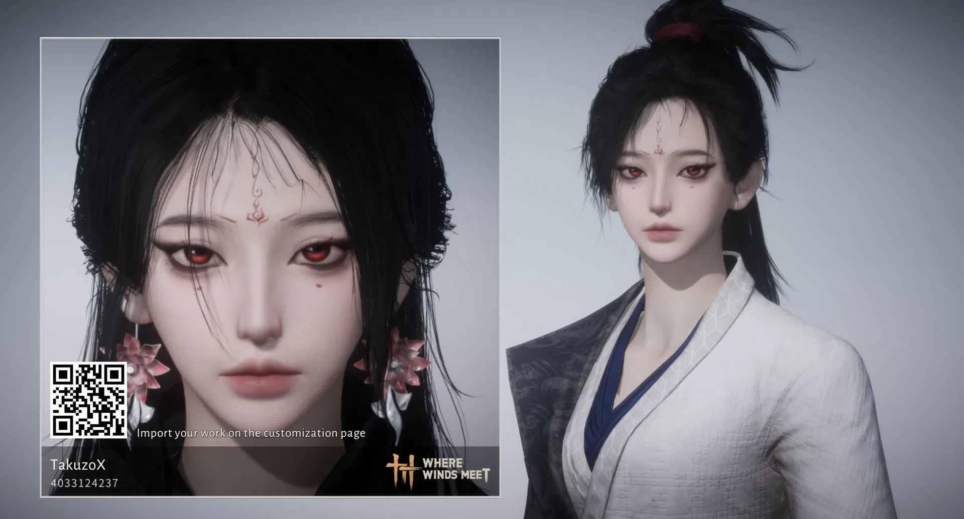 Code Personnalisation Where Winds Meet : La liste des codes de personnage les plus stylés du RPG ...