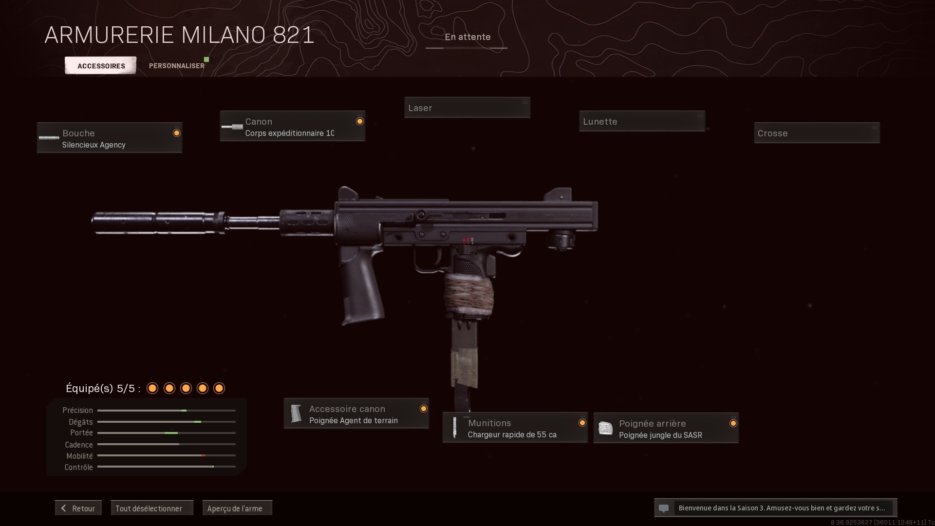 Quelle est la meilleure classe pour la Milano 821 sur Warzone ? - Millenium
