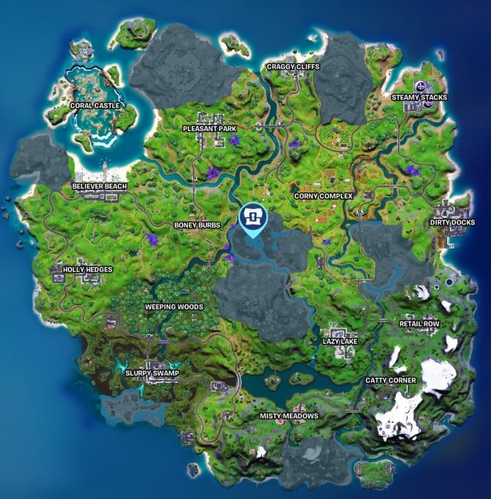 Fortnite : cratère de La Flèche, obtenir de la pierre, défi saison 7 ...