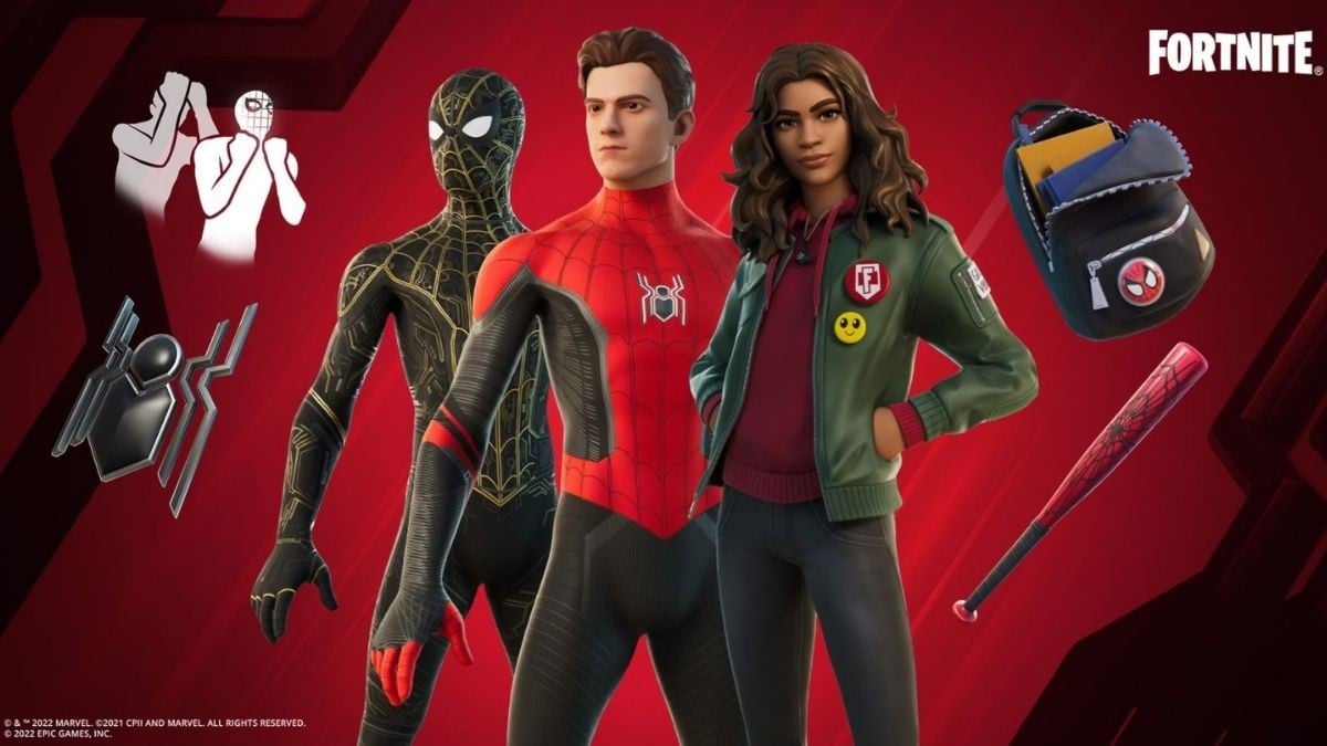 Fortnite : les skins Spider man "No way home" dans la boutique du 6 ...