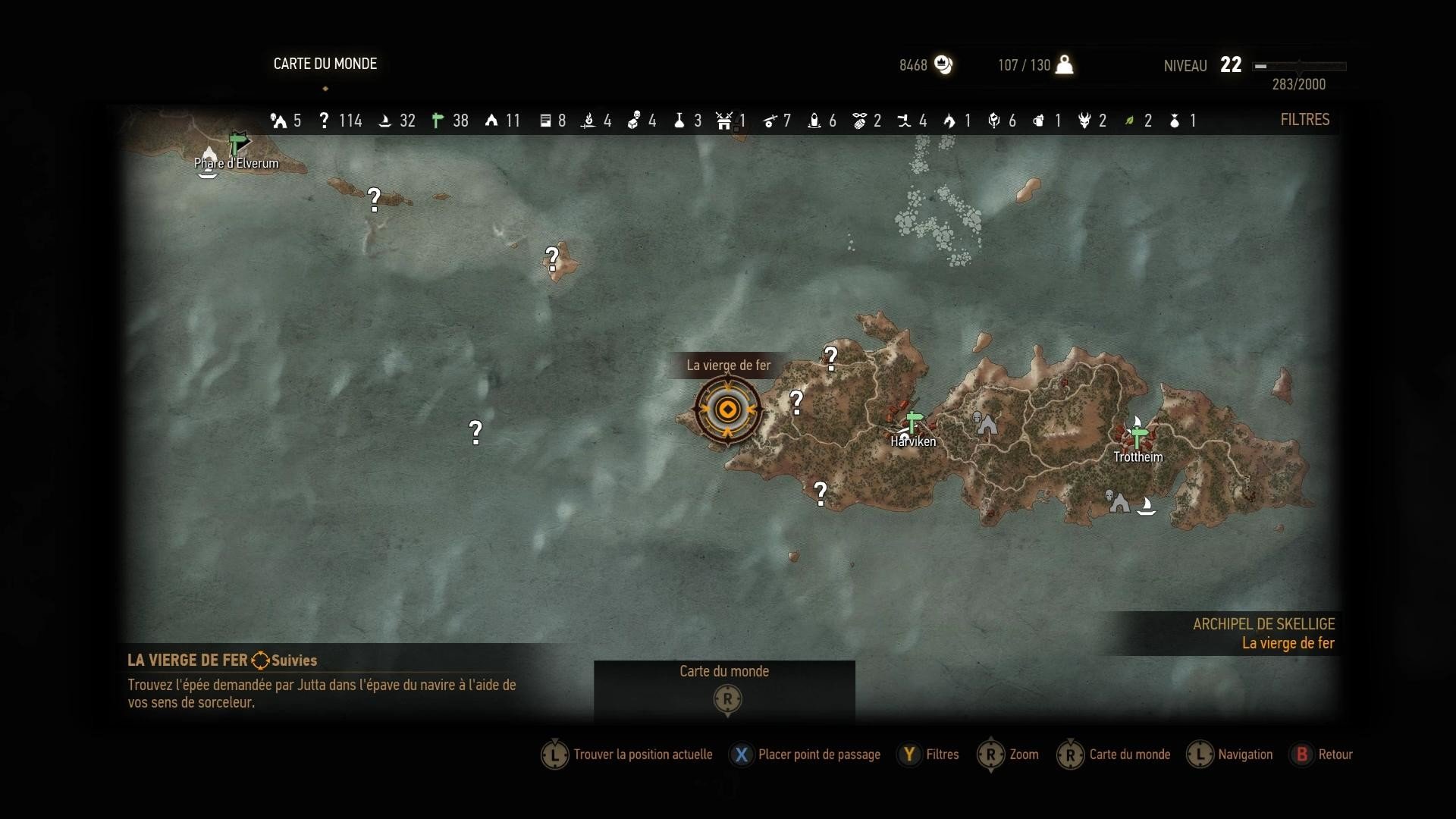 Île de Faroe The Witcher 3 : Liste des quêtes secondaires - Millenium